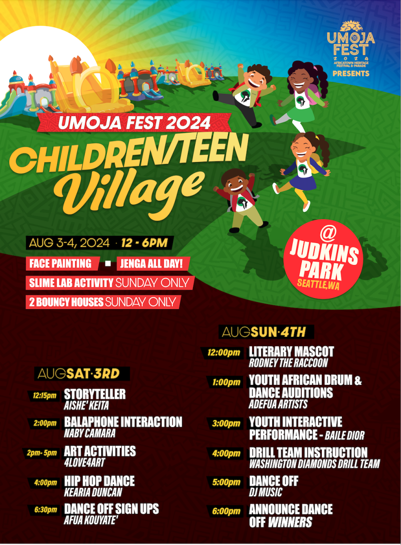 SCHEDULE - Umoja Fest - August 2-3, 2025
